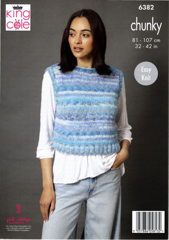 Cottontail Crafts - King Cole Knitting Pattern 6382