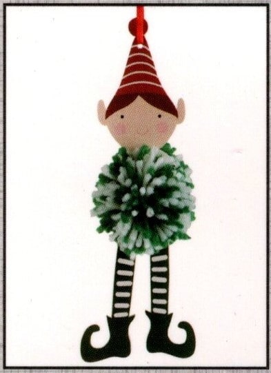 Cottontail Crafts - Elf - PomPom Kit by Trimits
