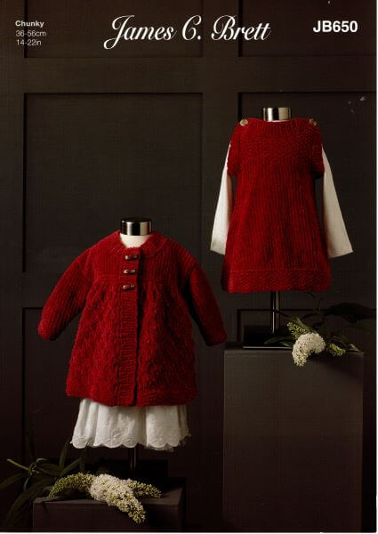 Cottontail Crafts - James C Brett Knitting Pattern JB650