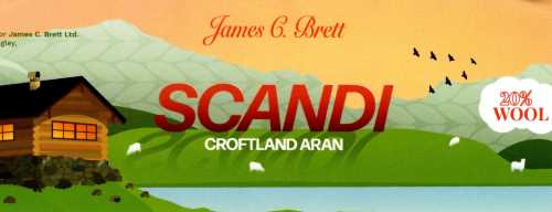Cottontail Crafts - Scandia Croftland Aran Knitting Wool and Yarn from ...