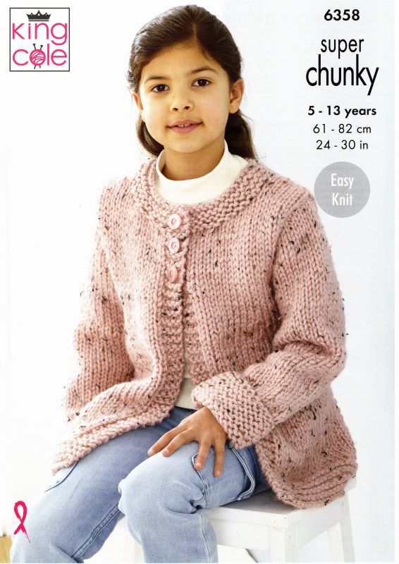 Cottontail Crafts - King Cole Knitting Pattern 6358