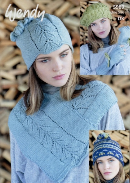 Cottontail Crafts - Wendy Knitting Pattern - 5989 - Neck Warmer and ...