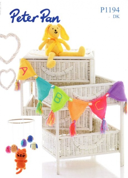 Cottontail Crafts - Knitting Pattern - Peter Pan P1194 - Mobile, Rabbit ...